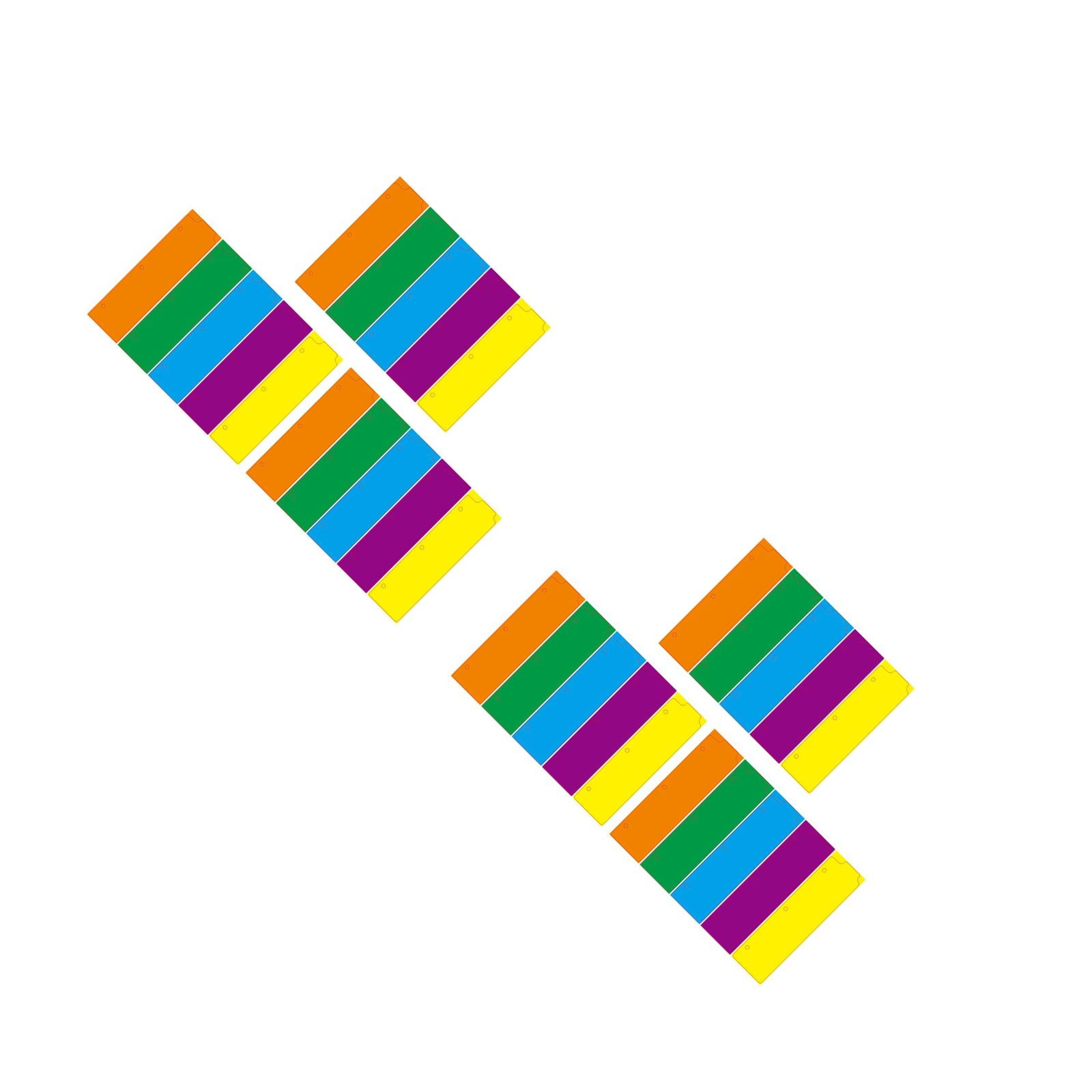 HOMEMAXS 30 pcs Repositionable Snap In Binder Bookmarks Plastic ...