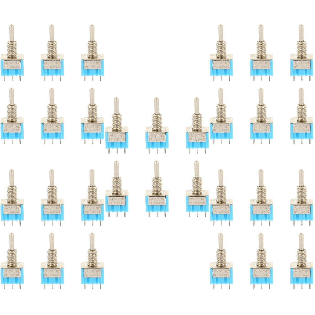 30 pcs Rocker Selector for Electric Guitar 3 Way Metal Guitar Rocker ...