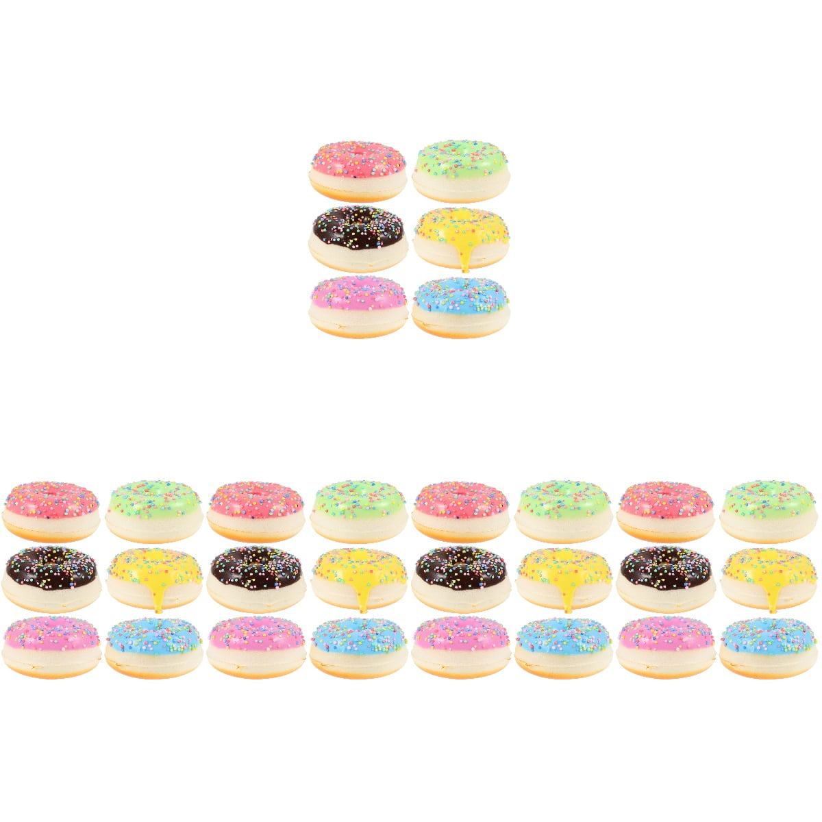 HOMEMAXS 30 pcs Simulated Fake Doughnut Props Wedding Party Table ...