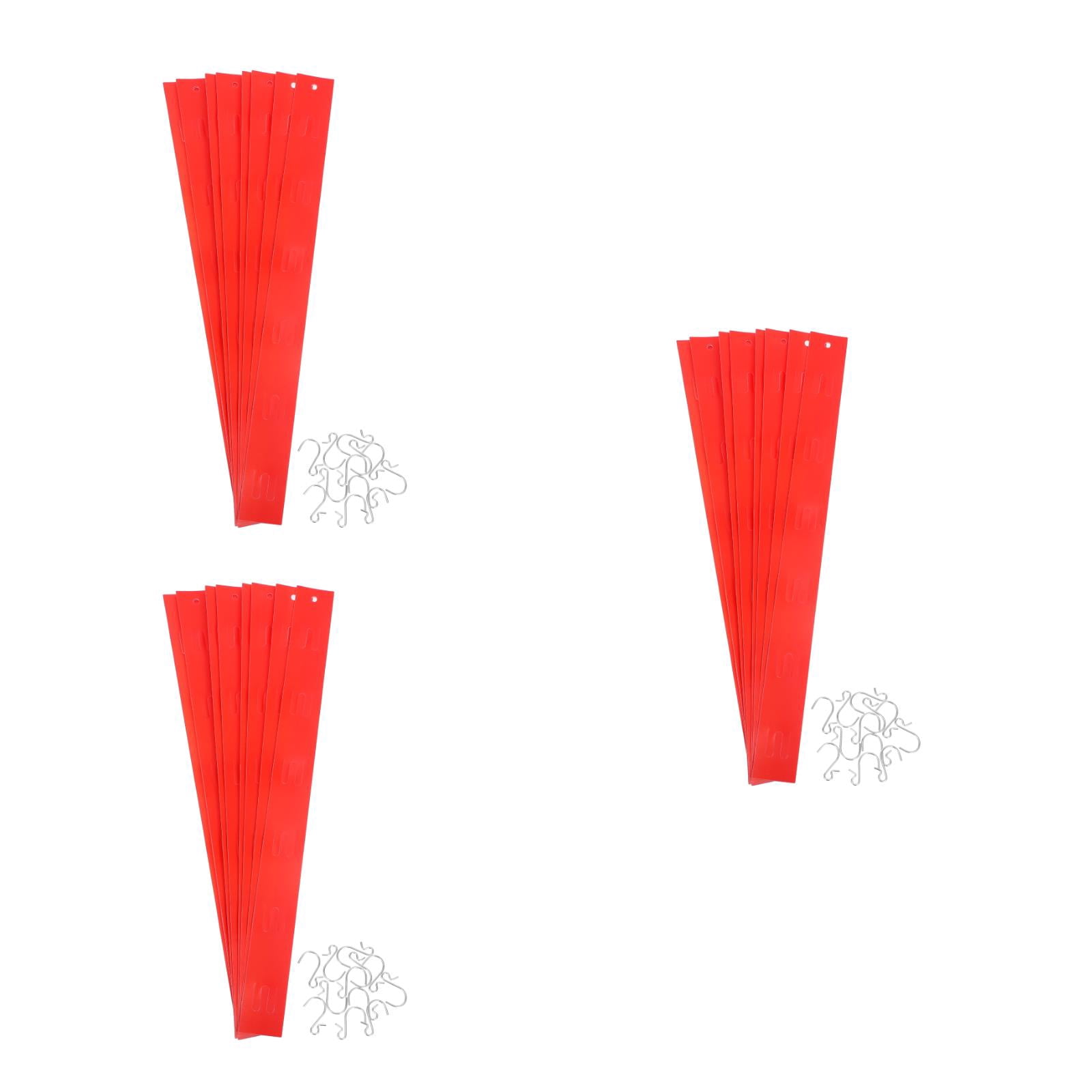 30 pcs Station Hanging Merchandise Strips with S Hooks Retail Display ...