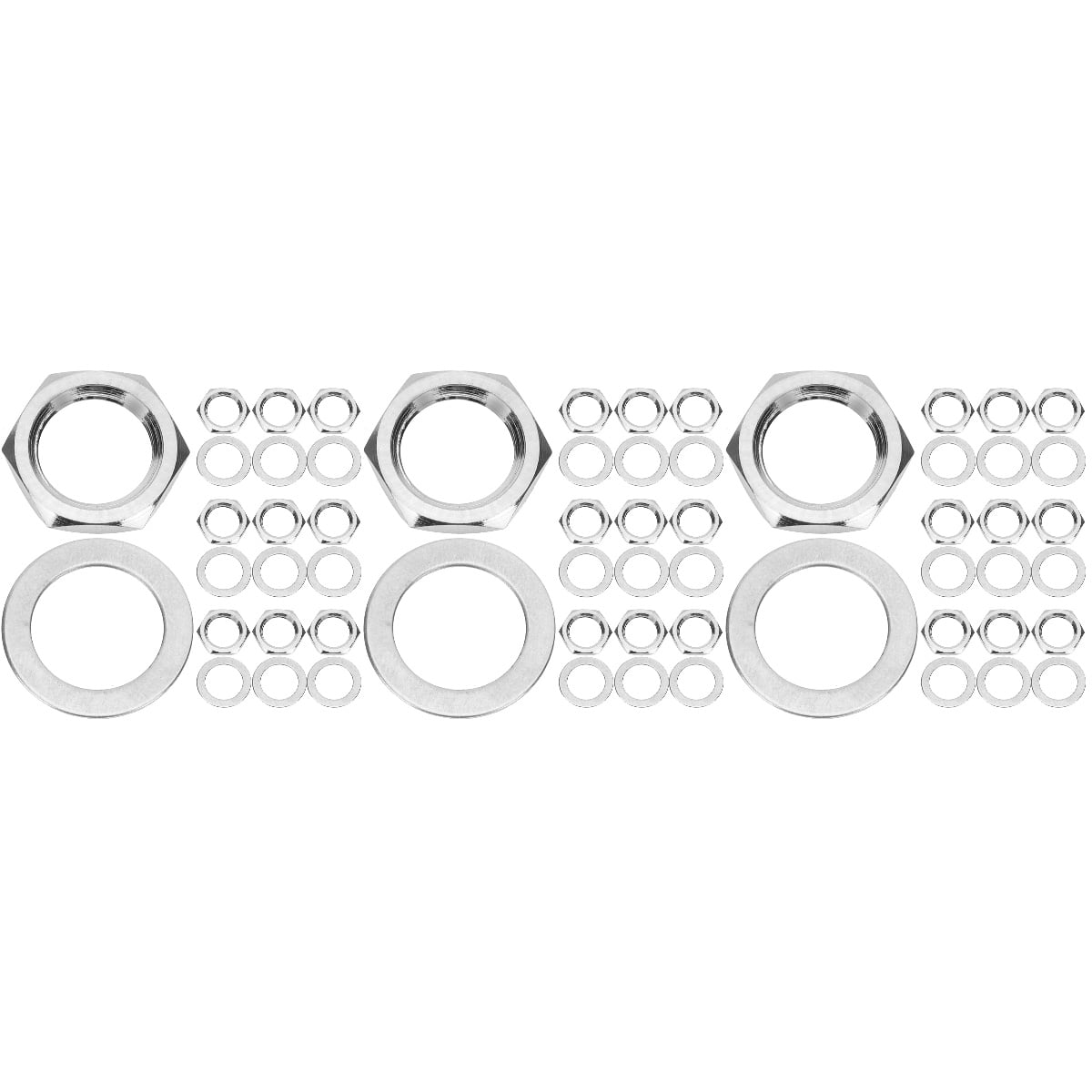 HOMEMAXS 30 sets of Jack Socket Connector Nuts Washers Electric Guitar ...