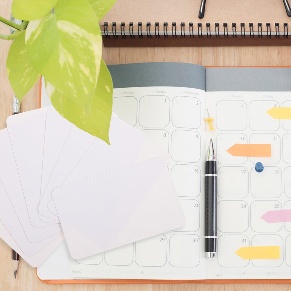 HOMEMAXS 300 Pcs Blank Playing Cards Postcard 8.80X5.50X0.10CM White ...