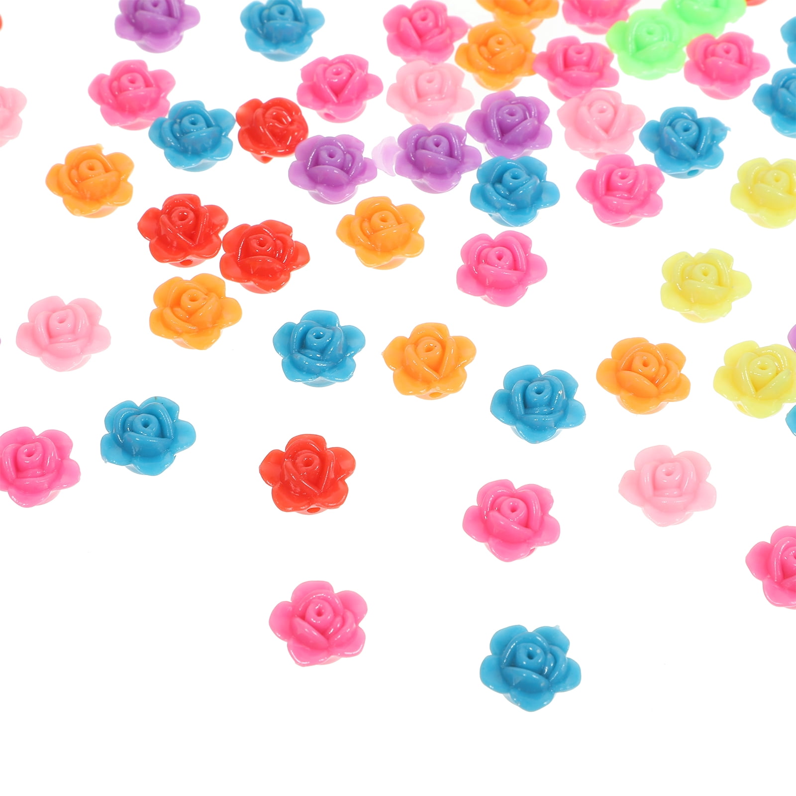 HOMEMAXS 300 Pcs Simulated Rose Beads Pearls Stickers Crafts Jewelry ...