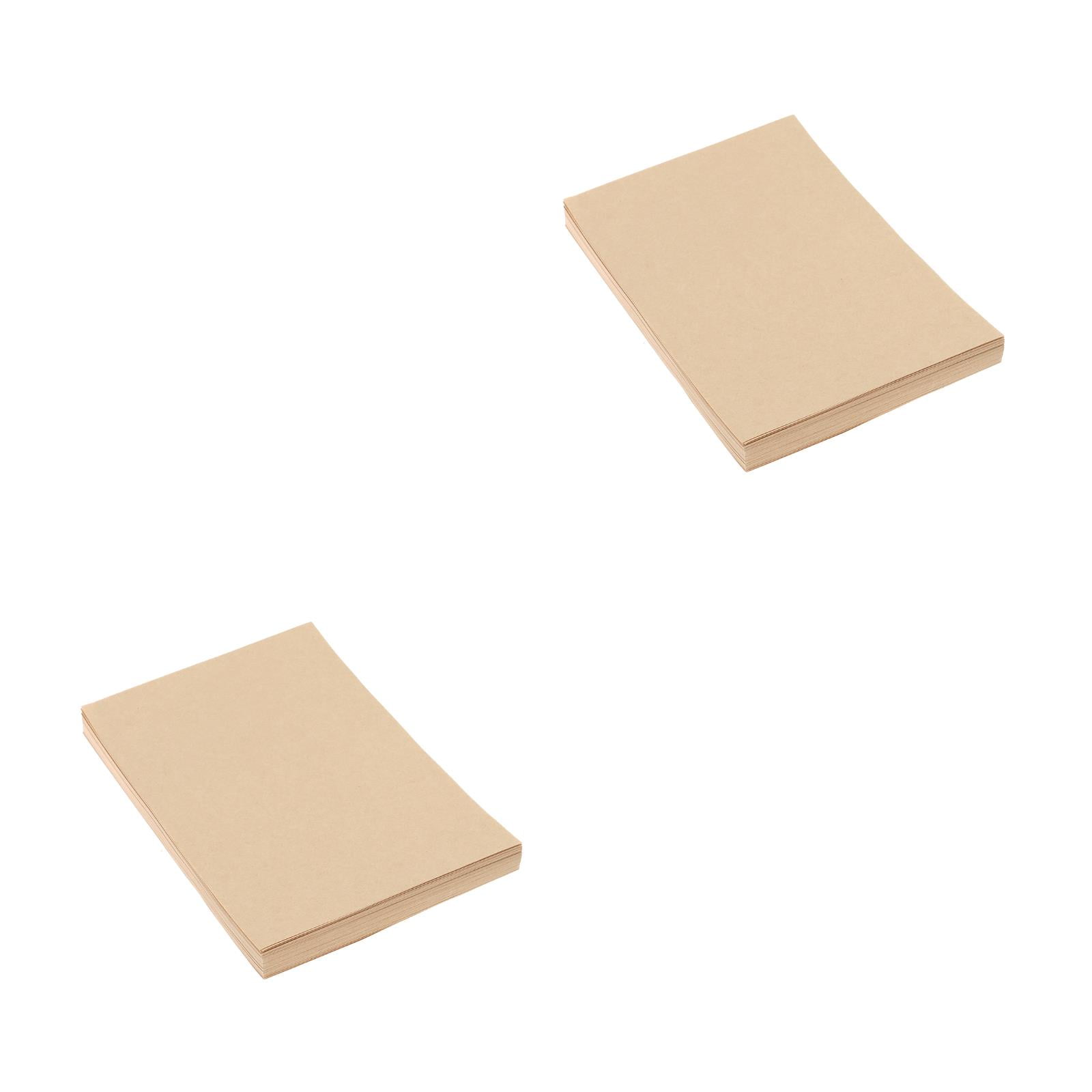 HOMEMAXS 300 Sheets Craft Brown Stationary Paper Kraft Paper Letter ...