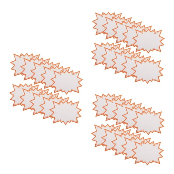 HOMEMAXS 300 pcs Burst Star Signs for Price Display Garage Retail Sale ...