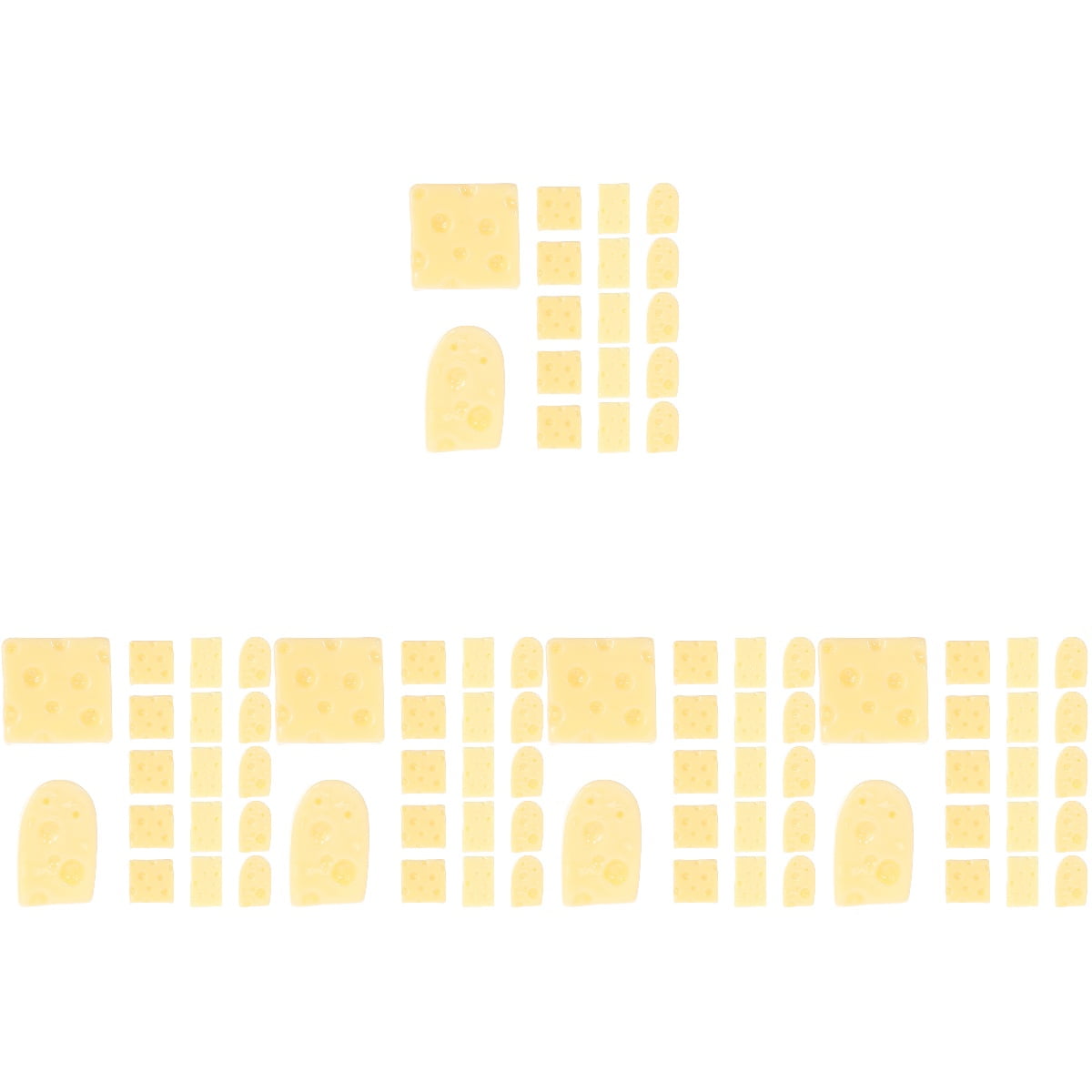 HOMEMAXS 300 pcs Simulated Cheese DIY Craft Bakery Shop Cheese Models ...