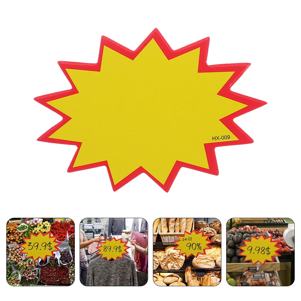 HOMEMAXS 300pcs Price Labels Supermarket Price Tags Retail Price Signs ...