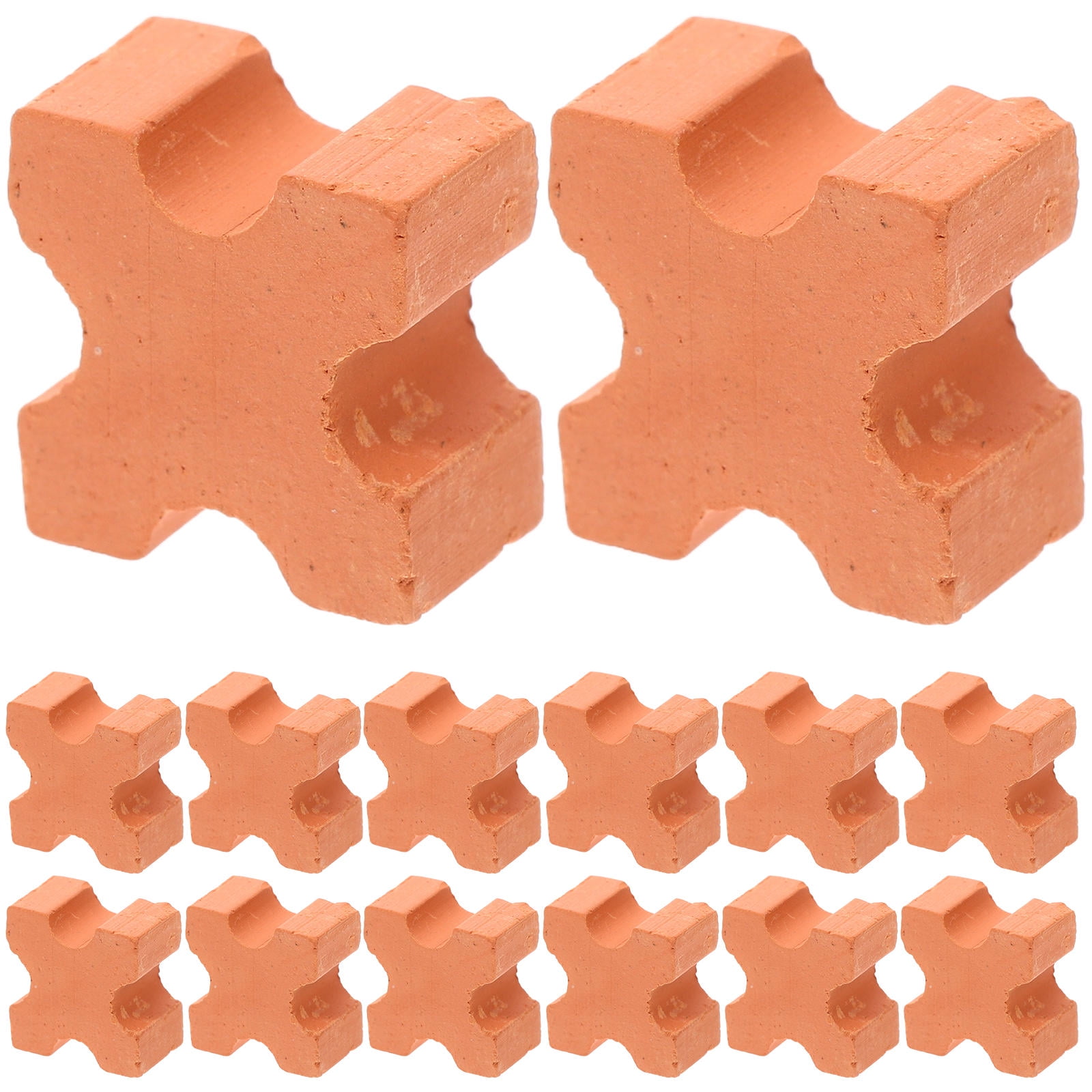 HOMEMAXS 30Pcs Mini Bricks for DIY House Building Realistic Fake Brick ...