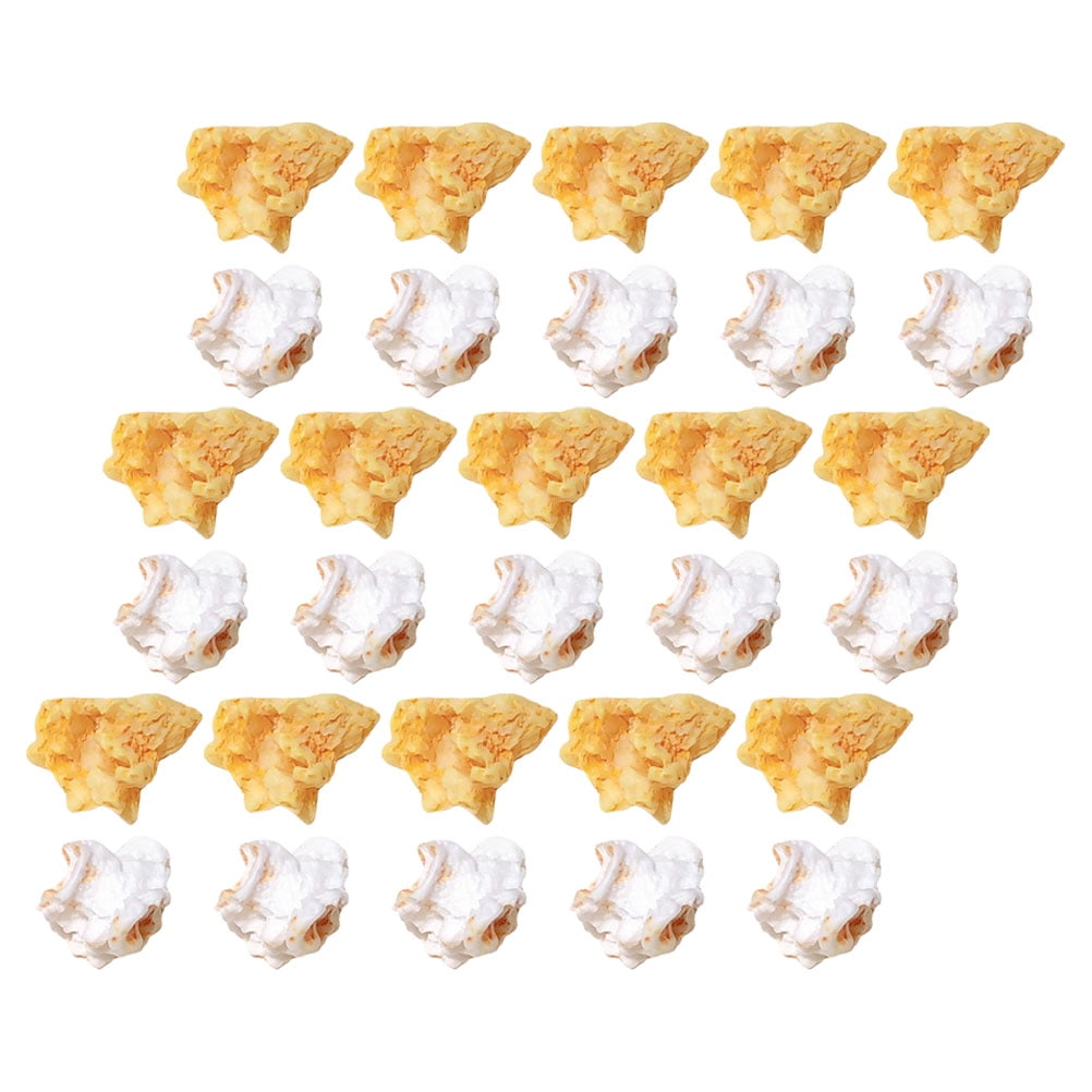 HOMEMAXS 30pcs Popcorn Decorations Miniature Fake Popcorn Artificial ...