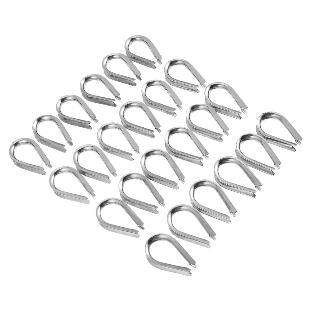 HOMEMAXS 30pcs Rope Thimbles 304 Stainless Steel Thimbles Wire Rope ...