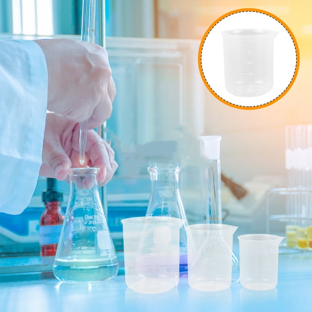 HOMEMAXS 30pcs Transparent Plastic Measuring Beakers for Kitchen and ...