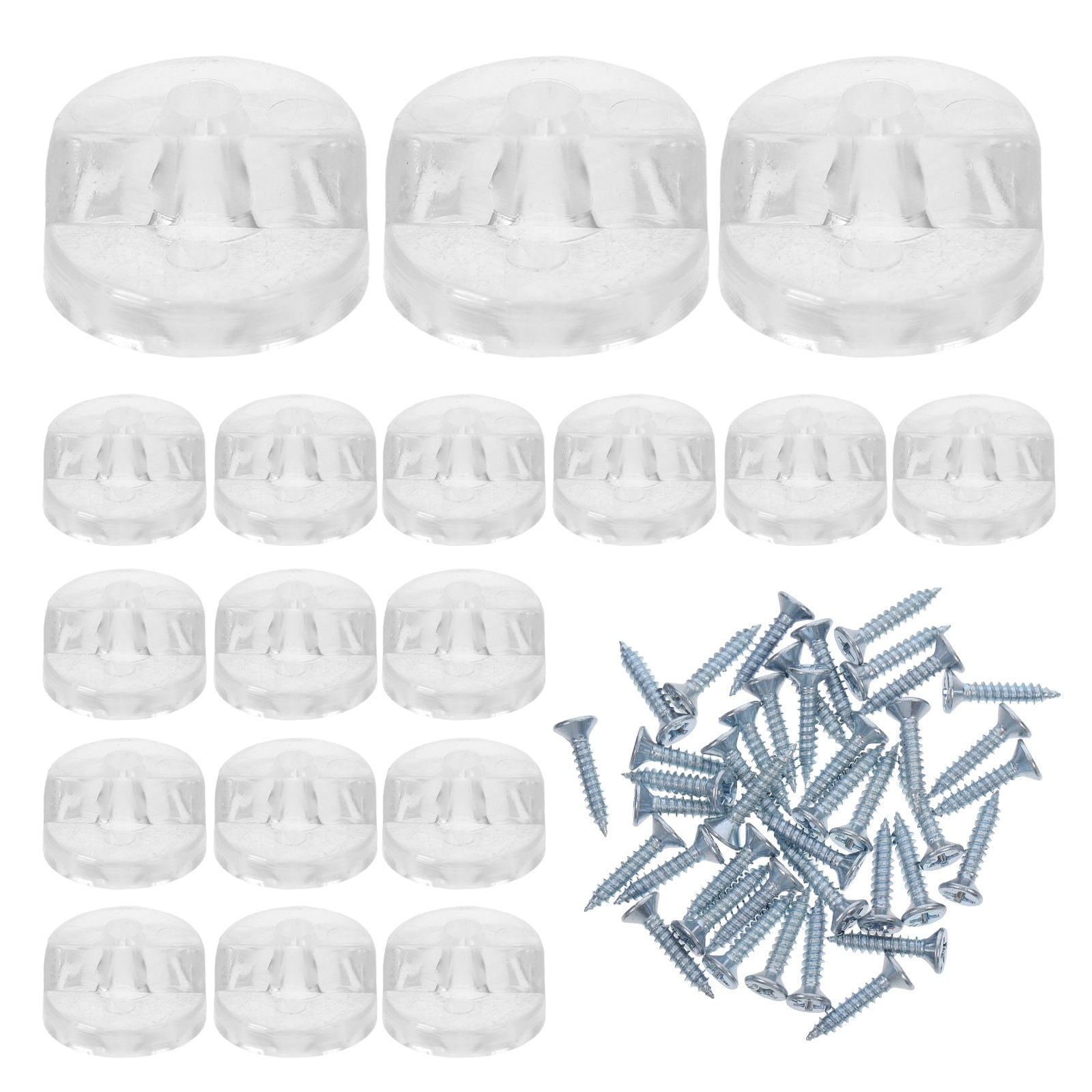 HOMEMAXS 30pcs Versatile Glass Fixing Clamps Glass Door Retainer Clips ...