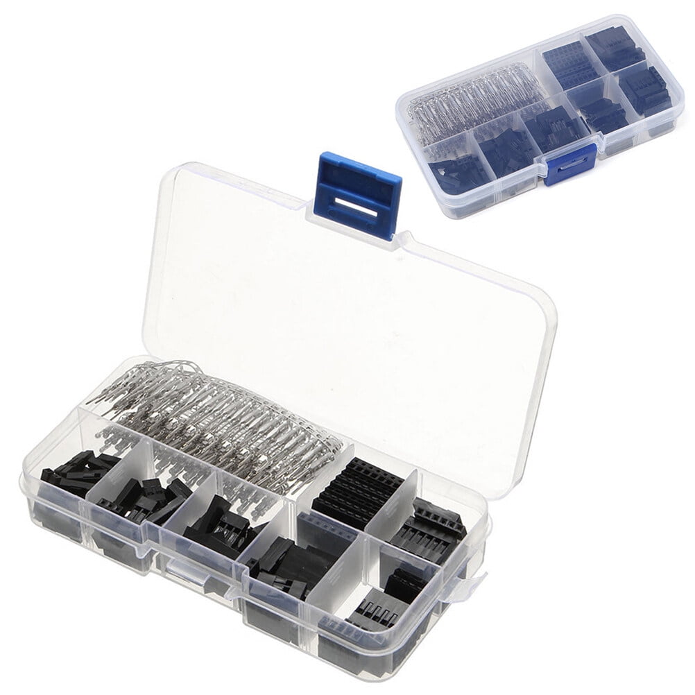 HOMEMAXS 310 PCS 2.54mm Male/ Female Jumper Wire Pin Connector Housing ...