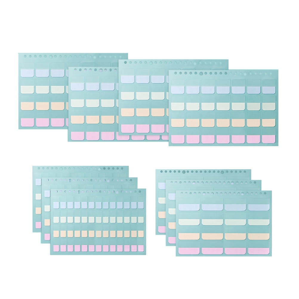 HOMEMAXS Color Note Tabs for Students Assorted Color Selfadhesive Book ...