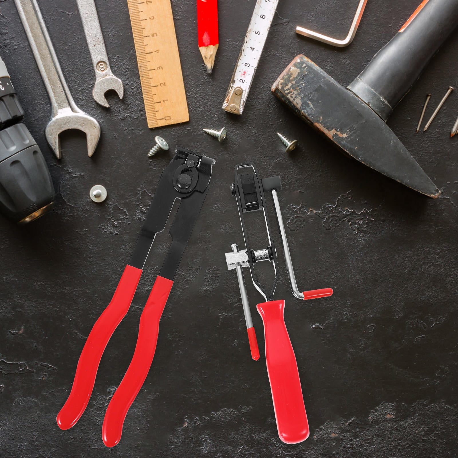 HOMEMAXS 32 Pcs Ear-type Clamp Tool Joint Boot Install Hose Removal ...