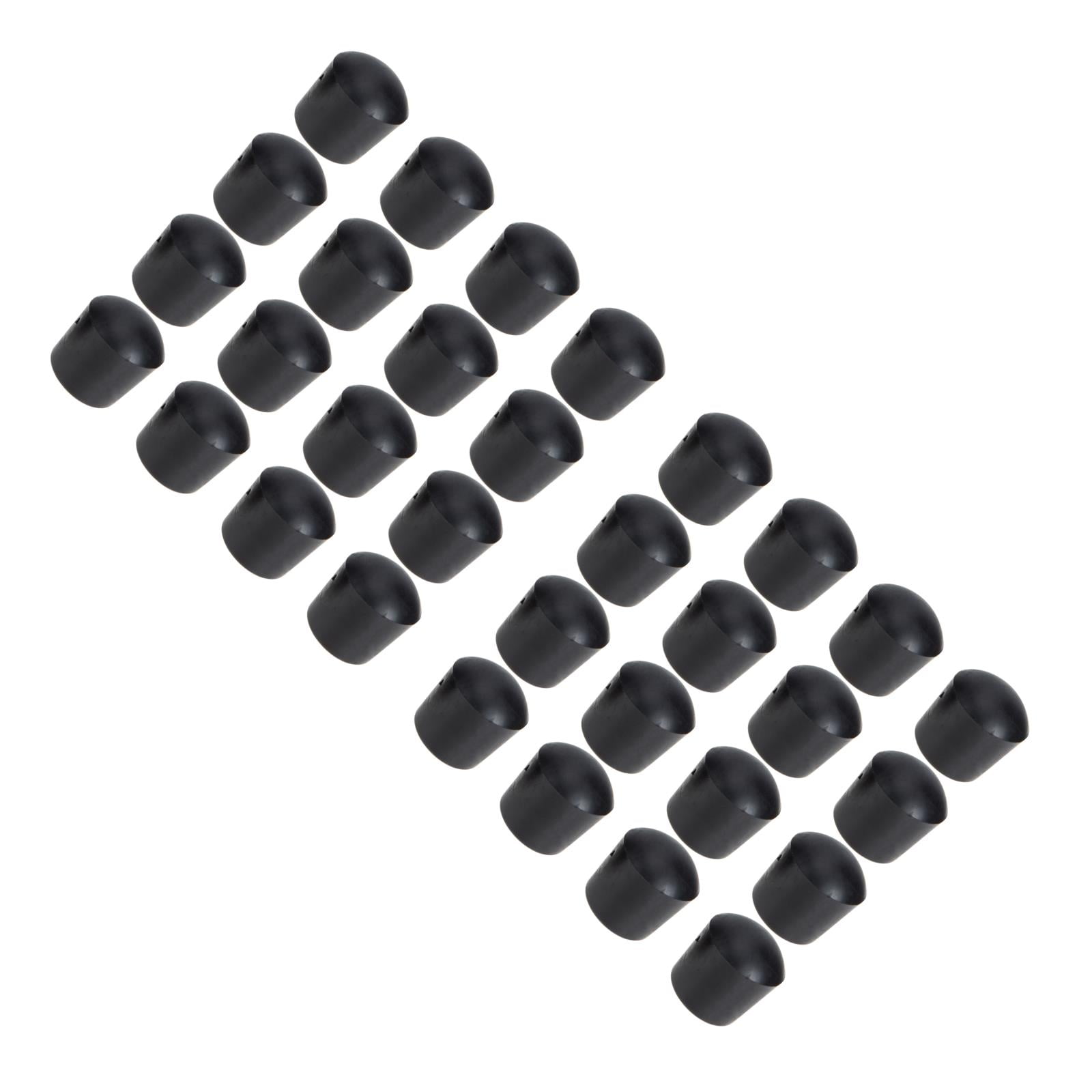 HOMEMAXS 32 Pcs Foosball Safety End Caps Post Rubber Cover Football ...