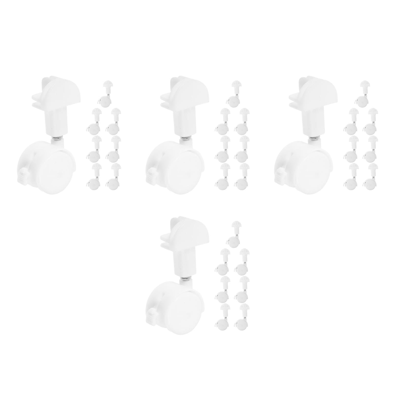 HOMEMAXS 32 pcs Heavy Duty Caster Wheels for Cat Wire Cage Pet Cage ...