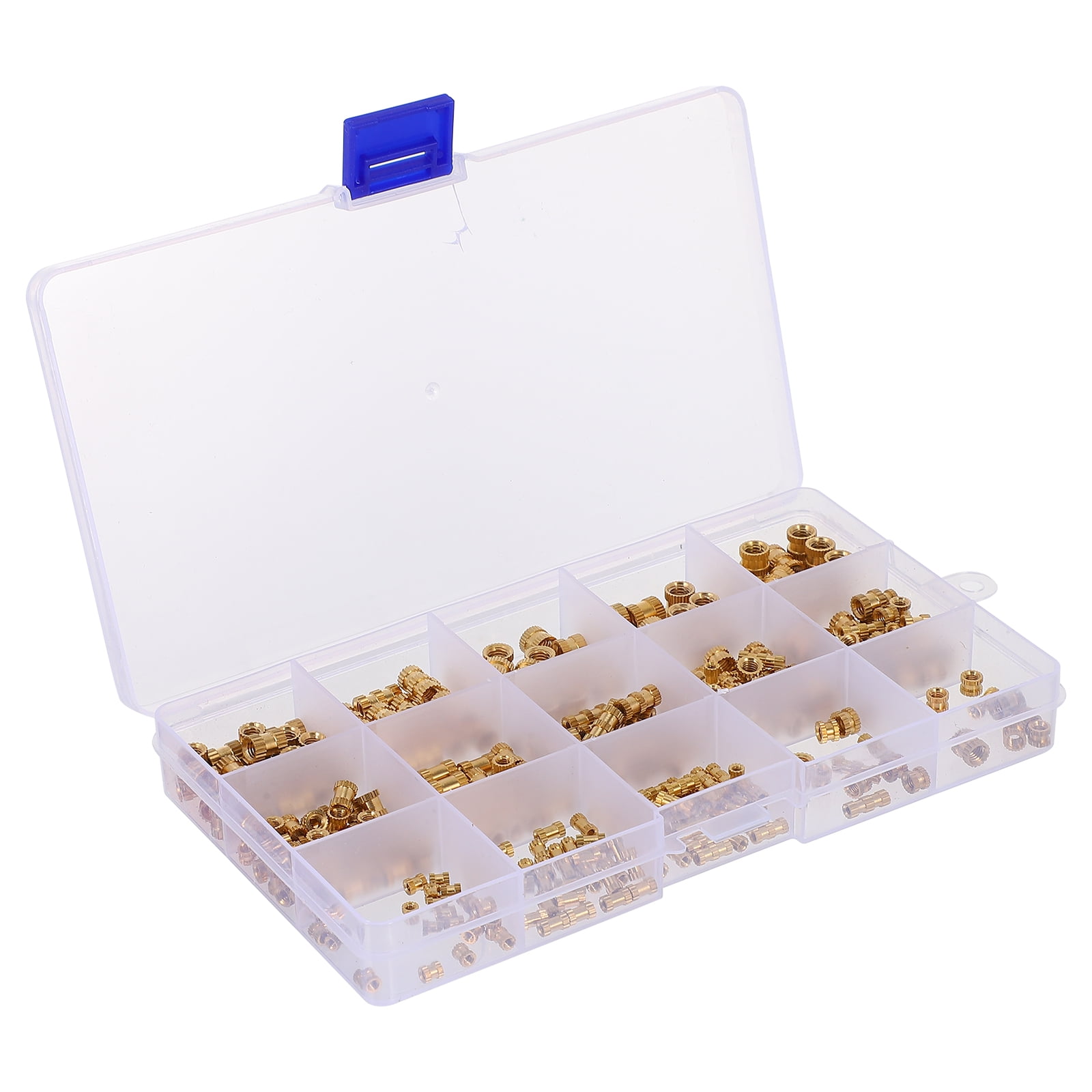 HOMEMAXS 330pcs Female Knurled Nuts Threaded Insert Embedded Nuts ...