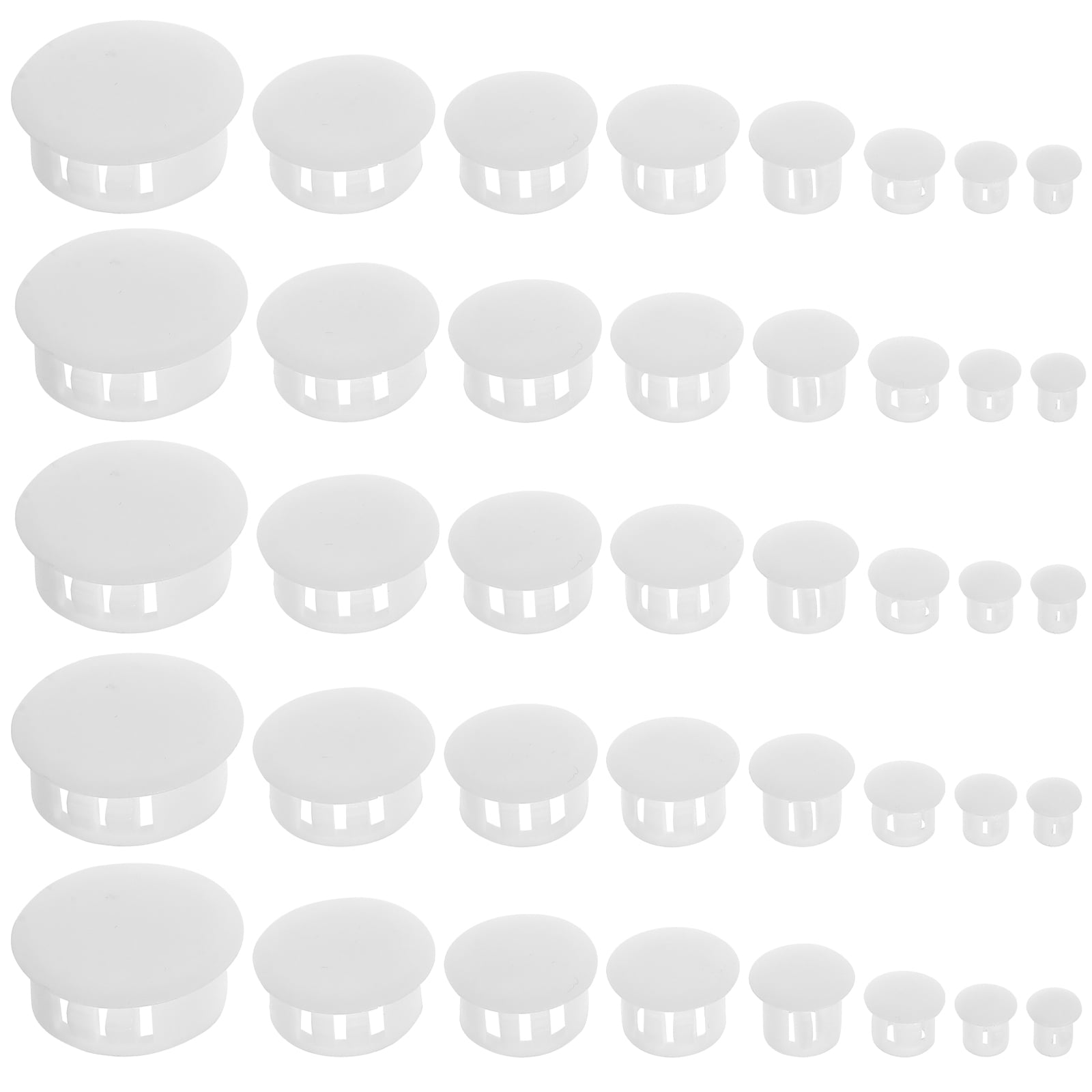 HOMEMAXS 350 Pcs Round Plastic Hole Plugs Easy Install Screw Hole ...