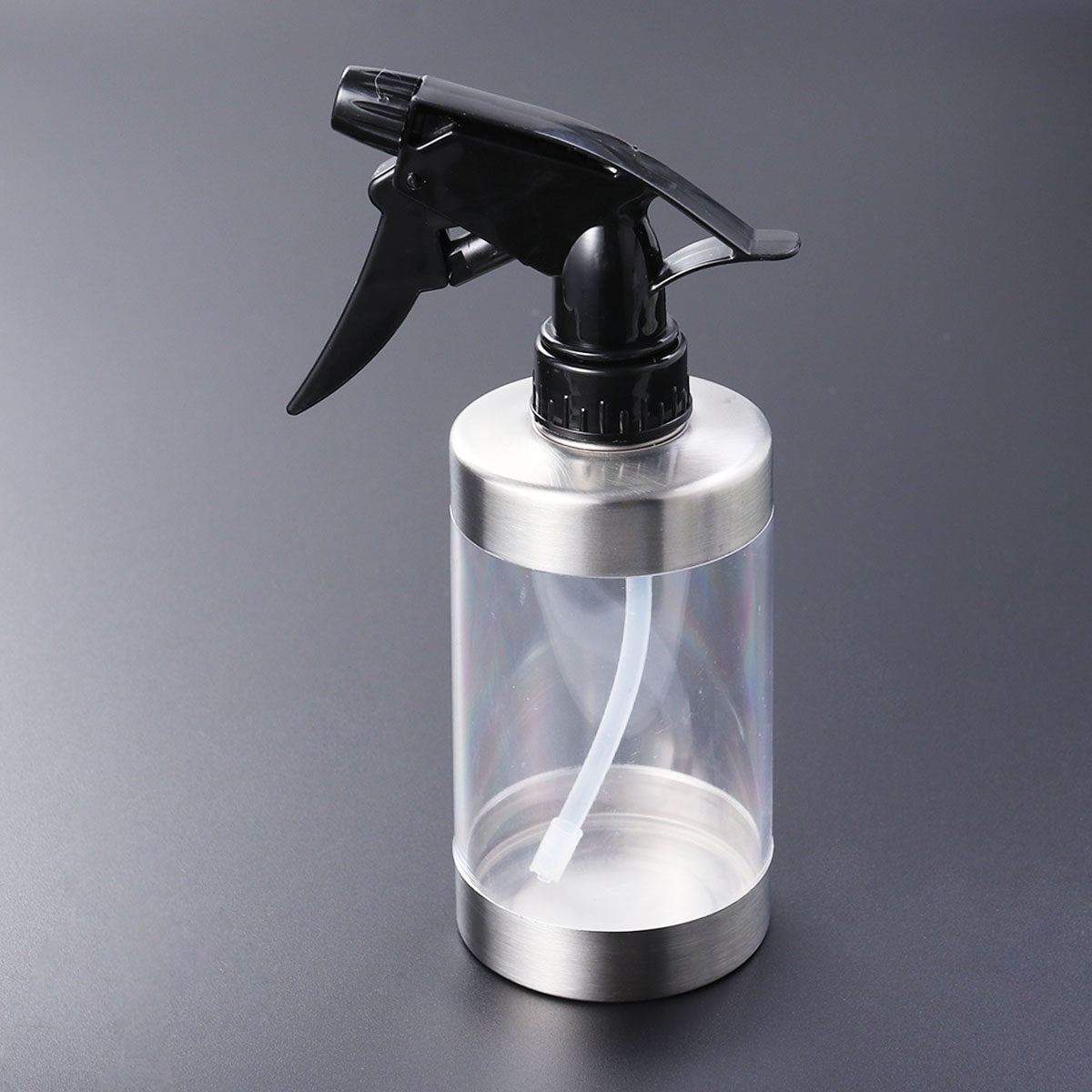 HOMEMAXS 350mL Portable Transparent Water Spray Bottle Trigger Sprinkle ...