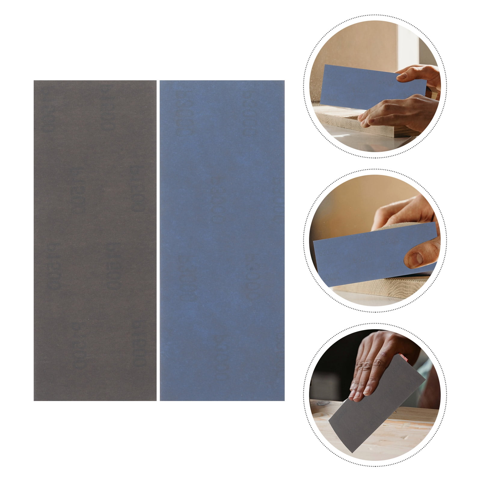 HOMEMAXS 36 Sheets of Wet And Dry Sandpapers Paper Sandpaper Assortment ...