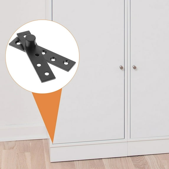 HOMEMAXS 360 Degree Rotating Hinge Pivot Hinges Heavy Duty Hidden Door ...