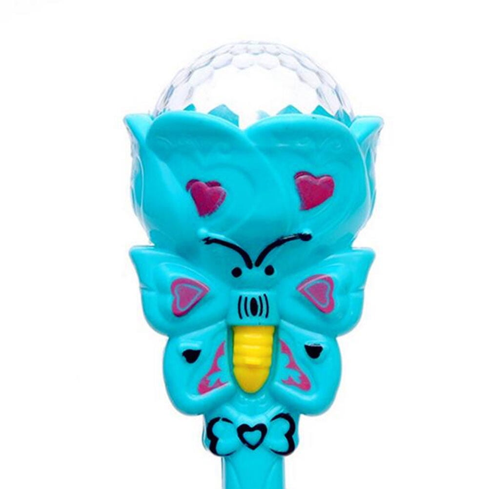 HOMEMAXS 3PCS Children's Projection Flash Rotating Stick Cartoon Glow ...