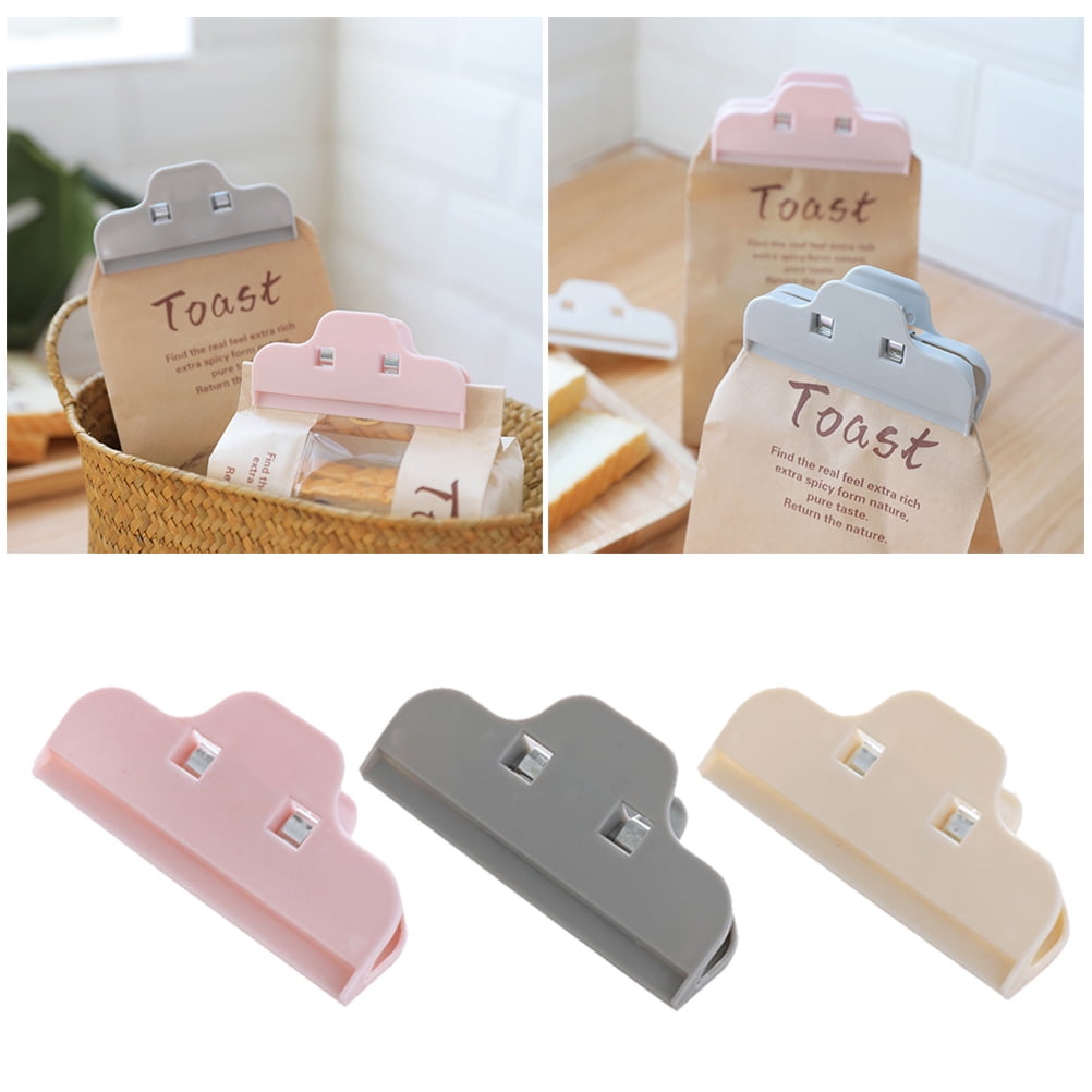 3PCS Plastic Bag Sealer Clips Sticks- Slide-on to Isolated Air and Dust ...