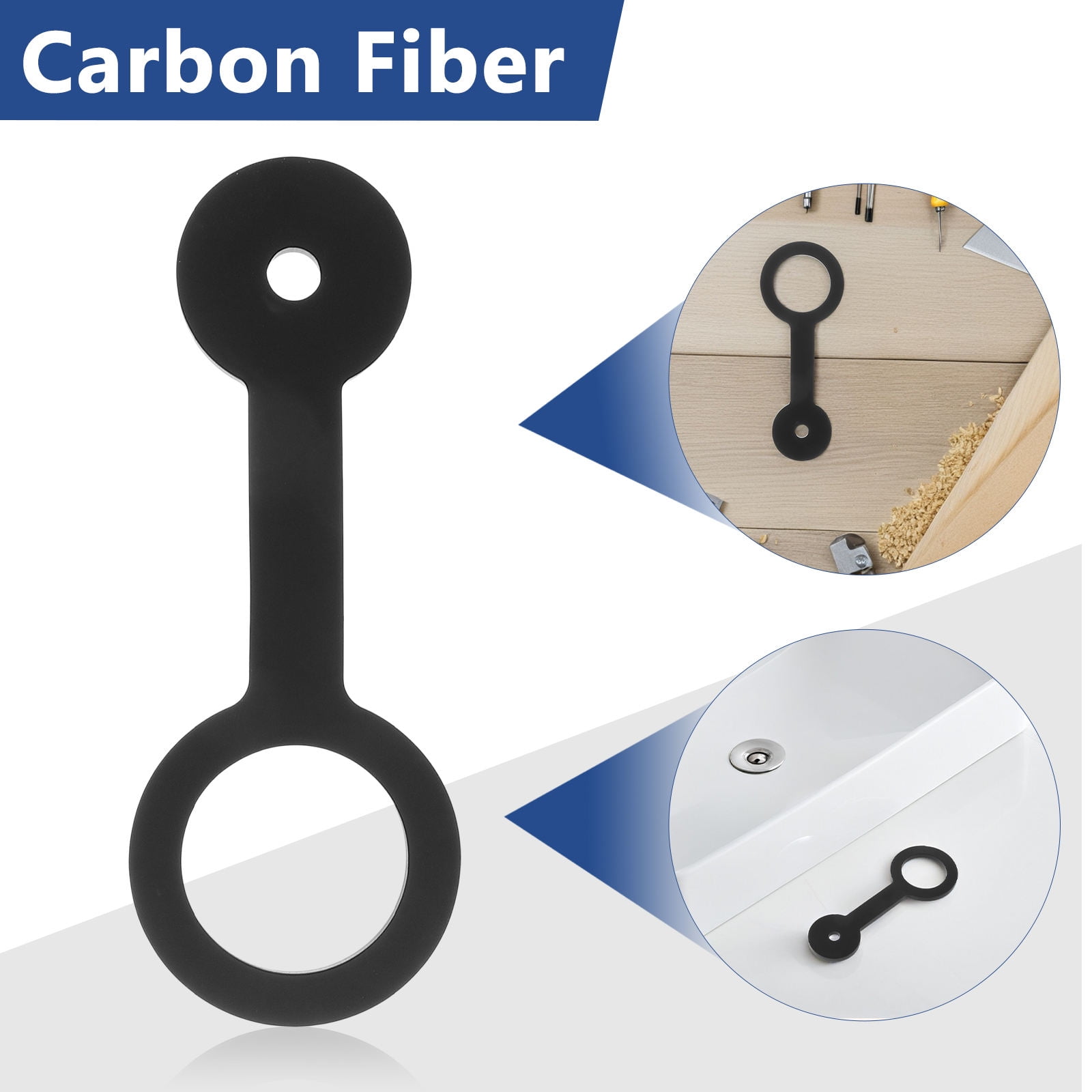 HOMEMAXS 3PCS RV Flexible Rubber Shower Door Travel Latch Secure for RV ...