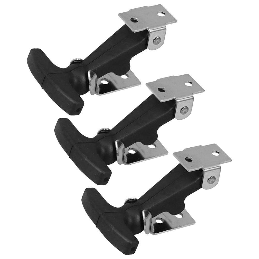 HOMEMAXS 3Pcs Stainless Steel Hood Catch Flexible T-handle Hasp For ...