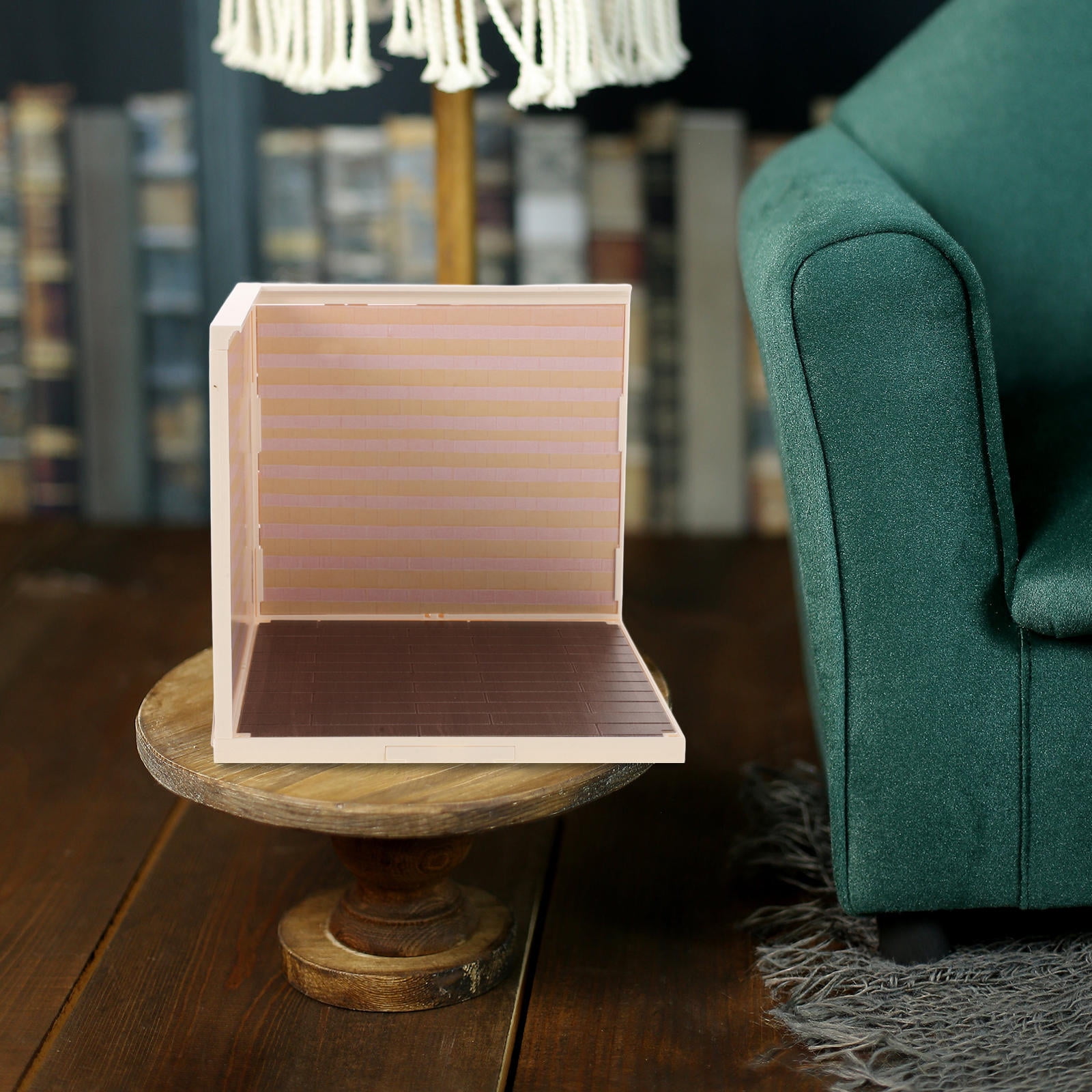 HOMEMAXS 3d Miniature Dollhouse Background Dolls House Simulation ...