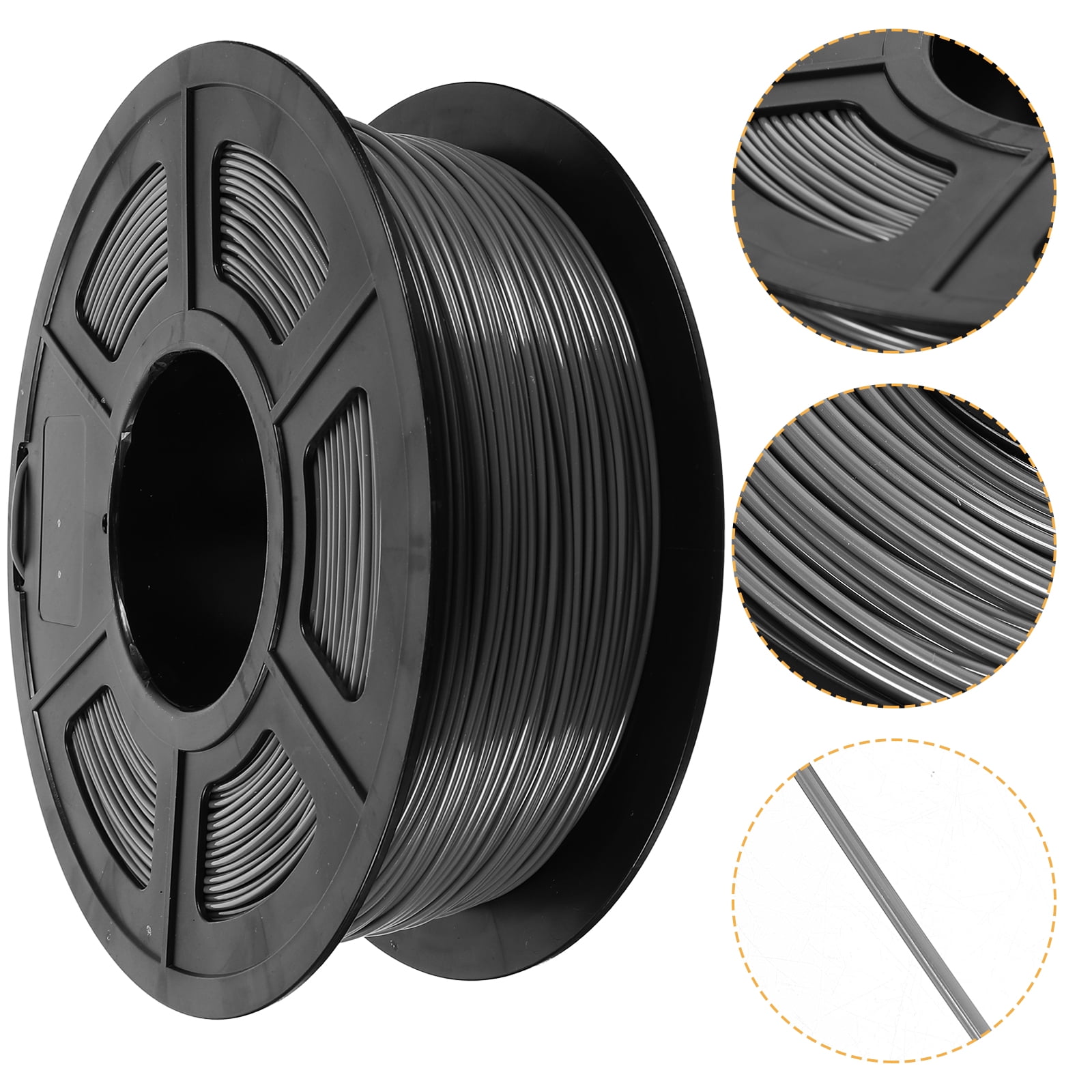 HOMEMAXS 3d Printer Filament Assortment Fiber Printers Grey - Walmart.com