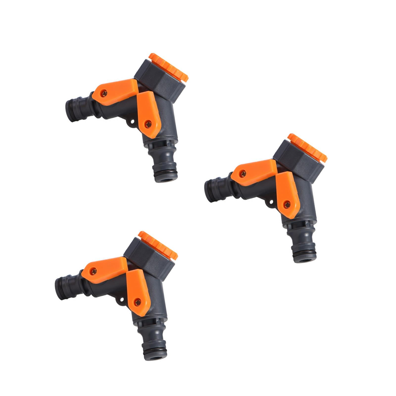 HOMEMAXS 3pcs 1 To 2 Quick Connect Adapter Faucet Plastic Shunt Hose ...