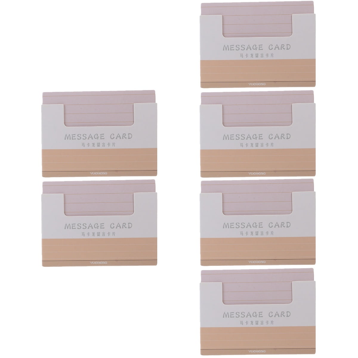 3pcs 2 Bags of Diy Lined Cards Office Empty Cards Writable Blank Cards ...