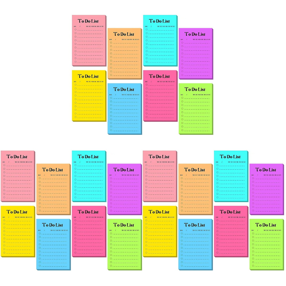 3pcs 8 Books of Tearable Memo Stickers Note Stickers Scrapbook Memo ...