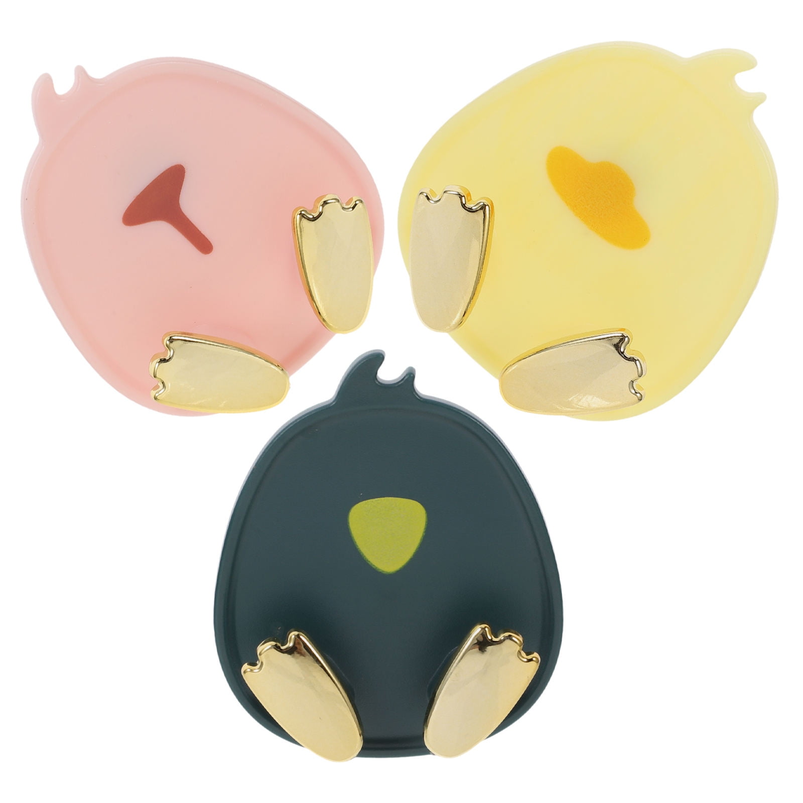 3pcs Adhesive Hooks For Hanging Backpacks Towels And Coats Cute Animal Wall Hooks Fun Wall Hooks ...