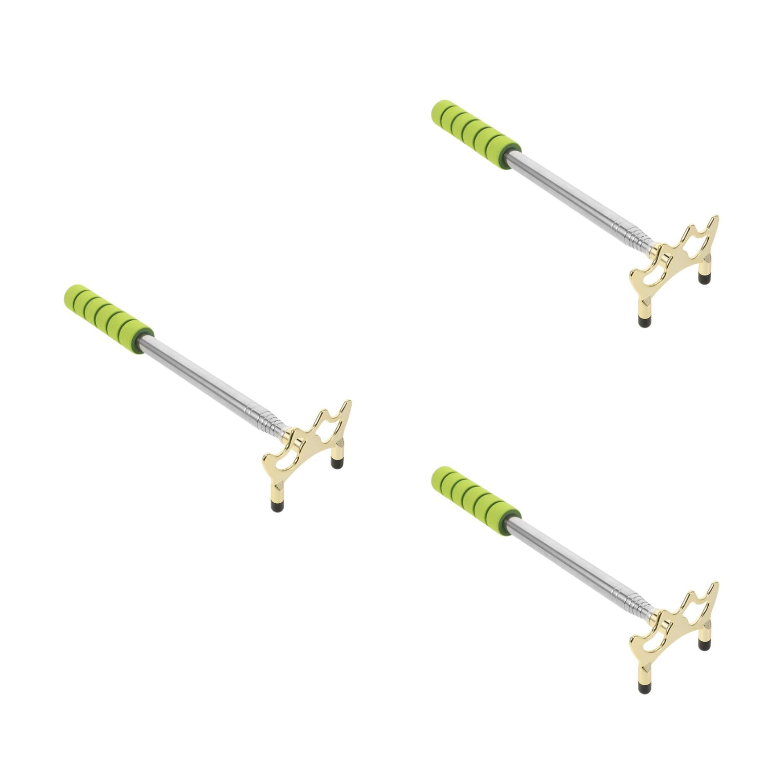 3pcs Durable Stainless Steel Pool Cue Pole For Billiards Snooker Bridge ...