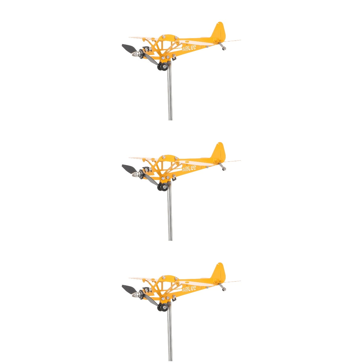 HOMEMAXS 3pcs Airplane Wind Spinner Metal Windmill Wind Energy Wind ...