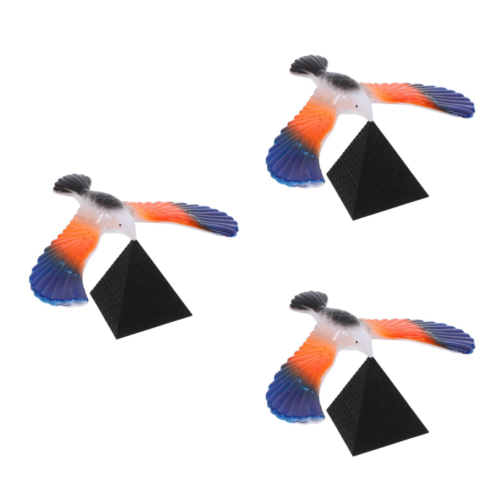 HOMEMAXS 3pcs Balance Bird Toy with Pyramid Stand Fascinating Balancing ...