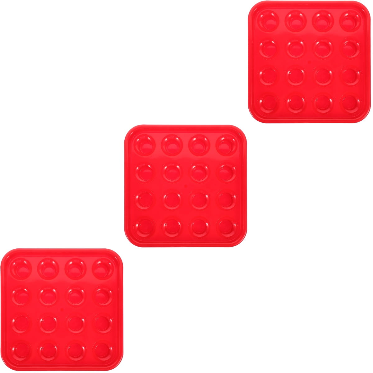 HOMEMAXS 3pcs Billiard Pool Ball Tray Ball Carrying Tray Plastic ...