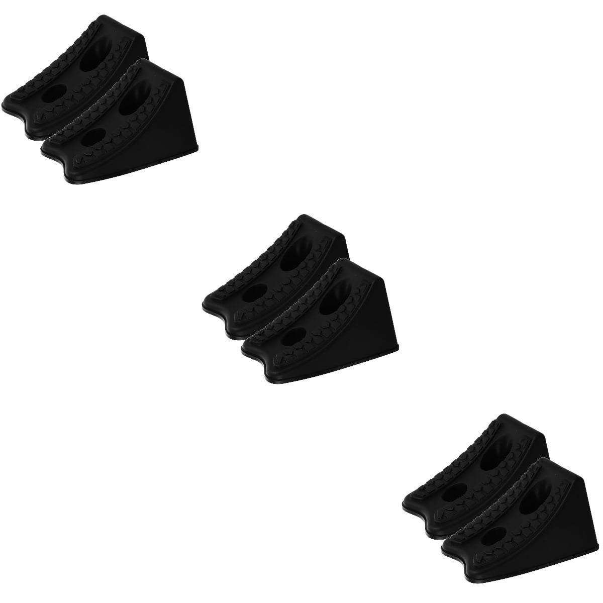 HOMEMAXS 3pcs Car Wheel Chock Automotive Wheel Stabilizer Pad Trailer ...