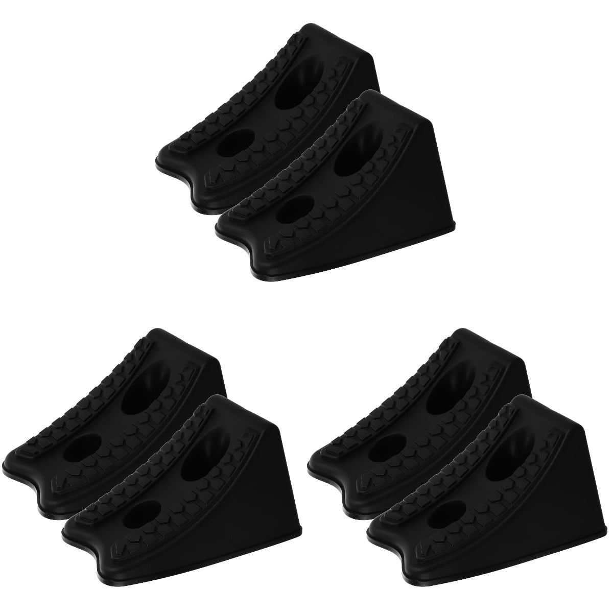 3pcs Car Wheel Chock Vehicle Tire Support Pad Chock Car Wheel Stopper ...