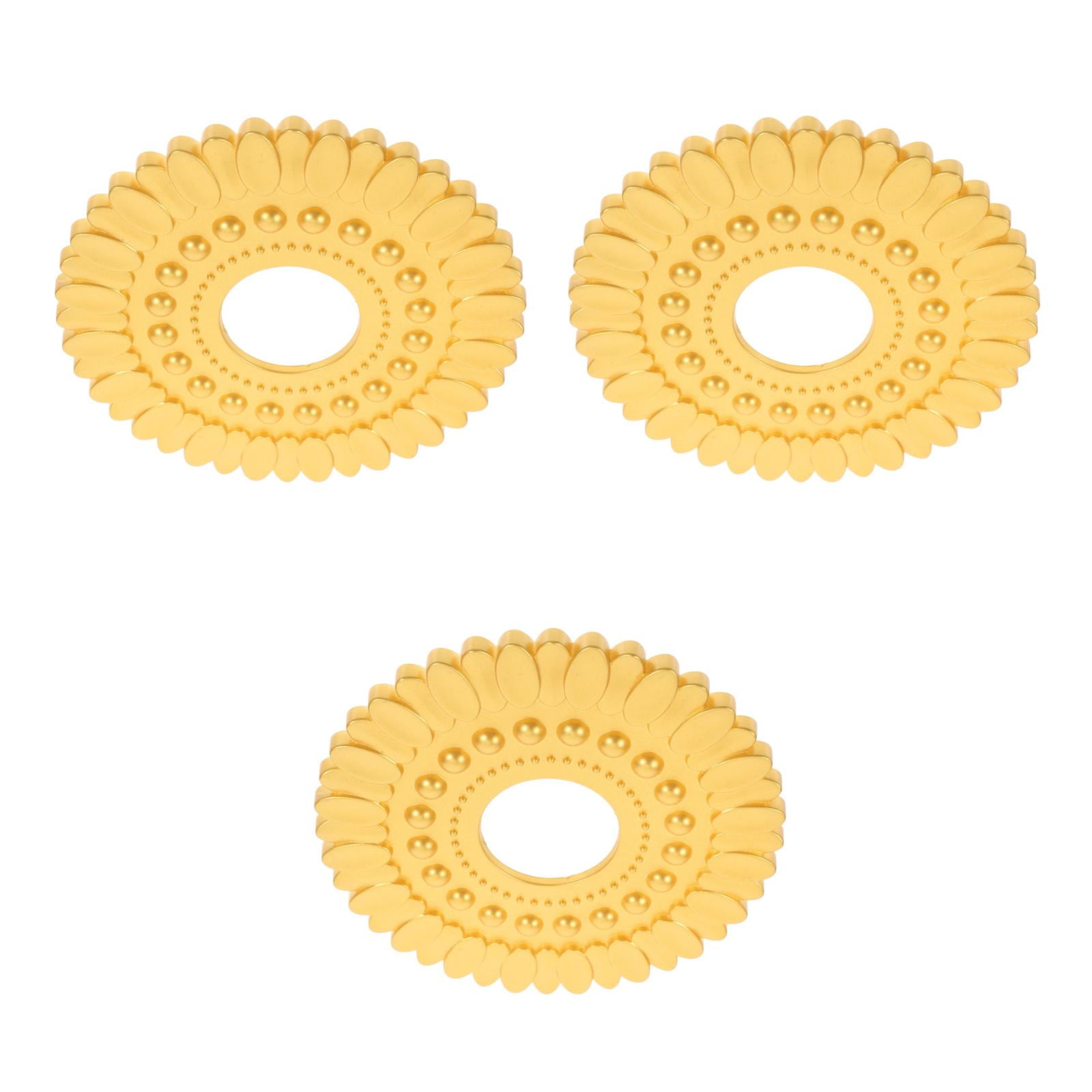 HOMEMAXS 3pcs Ceiling Round Medallion Fan Ceiling Medallion Lighting ...