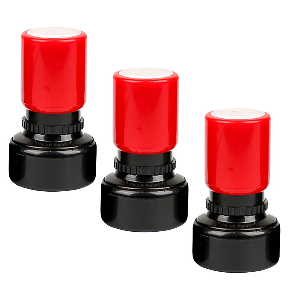 HOMEMAXS 3pcs Children Clock Stamp Teacher Clock Stamp Round Clock ...