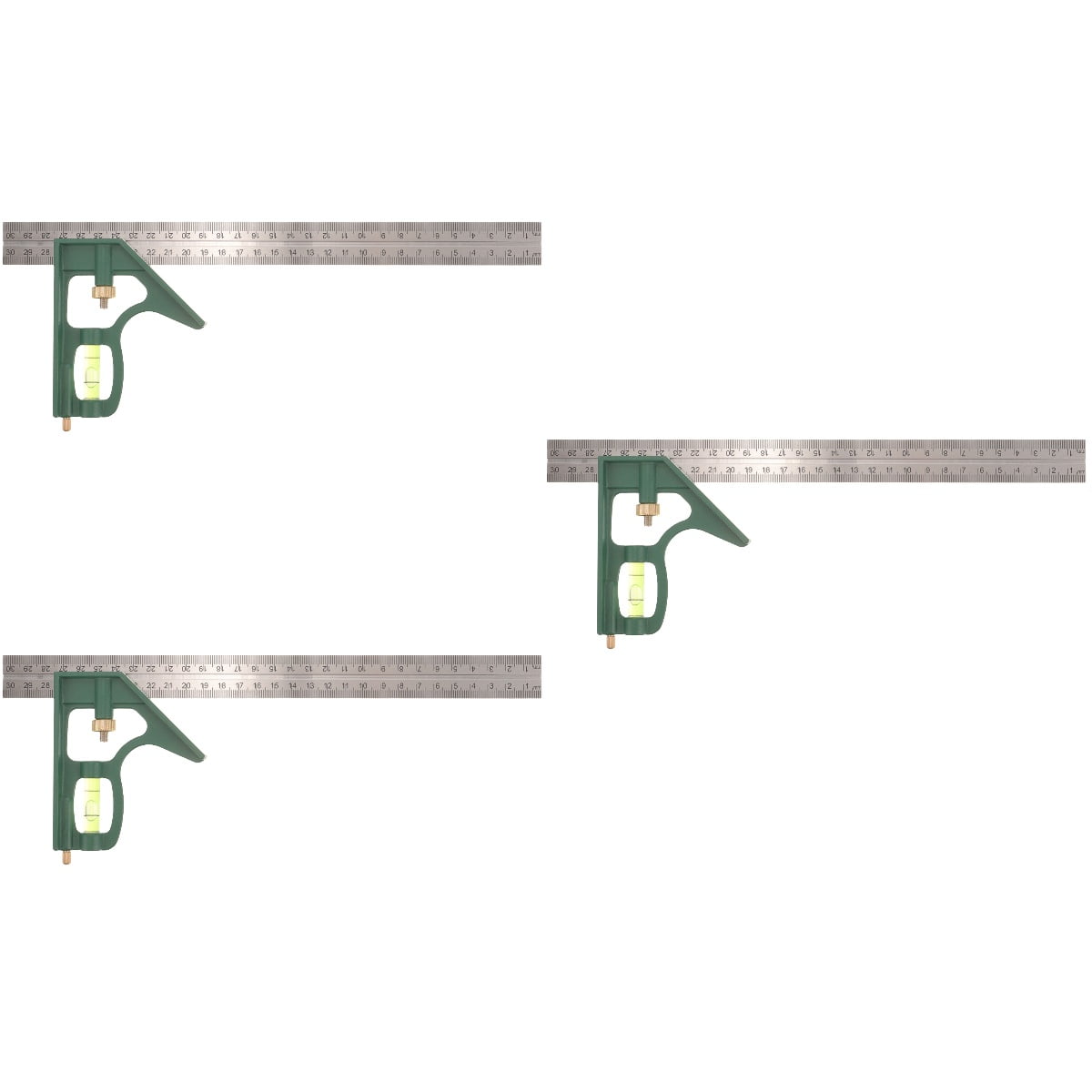 HOMEMAXS 3pcs Combination Square Woodworking Angle Finder Ruler ...