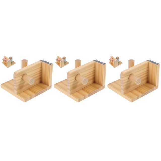 HOMEMAXS 3pcs Convenient Tape Dispenser Portable Tape Holder Wooden ...