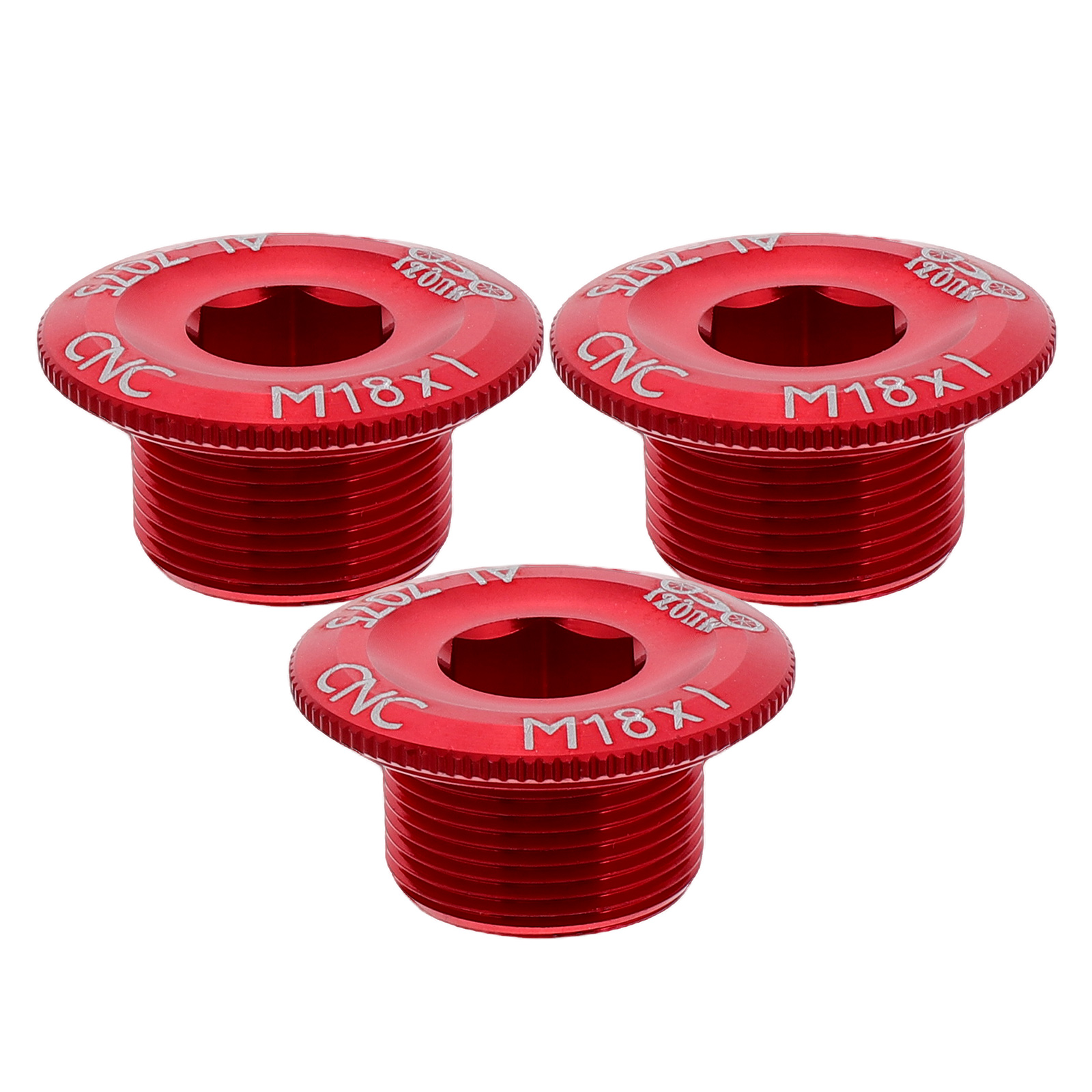 HOMEMAXS 3pcs Crank Arm Screw Crankset Arm Bolt Durable Aluminum Alloy Threads Crankset Arm Bolt ...