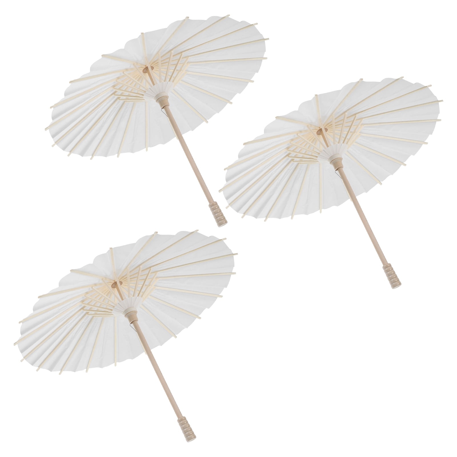 HOMEMAXS 3pcs DIY Graffiti Umbrella Unfinished Paper Parasol for ...