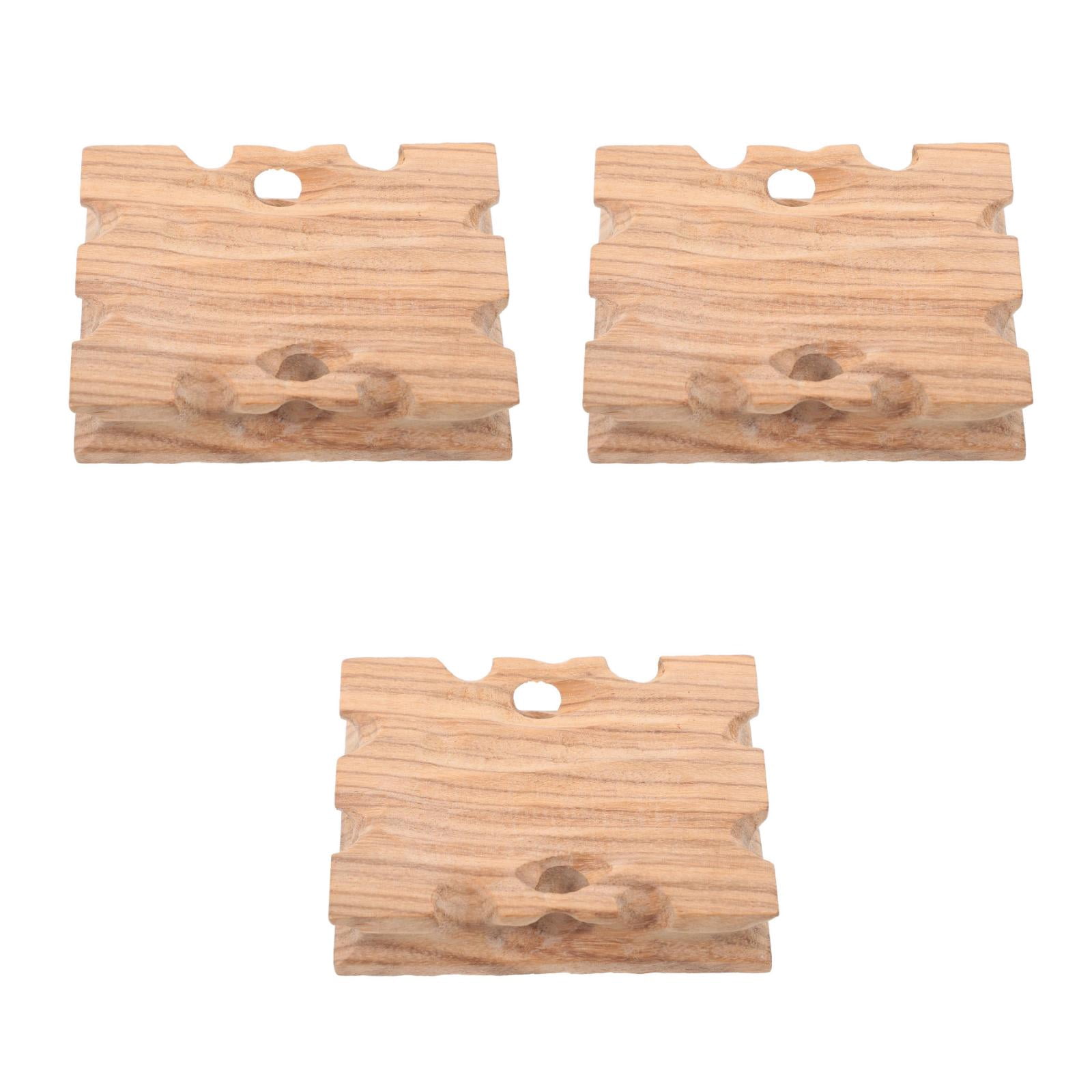 HOMEMAXS 3pcs Display Stand Wooden Stand Wooden Display Base Wooden ...