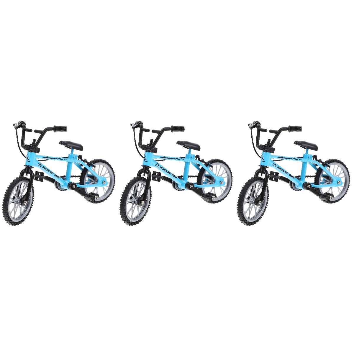 HOMEMAXS 3pcs Doll House Tiny Bike Mini Artificial Mountain Bike Photo ...